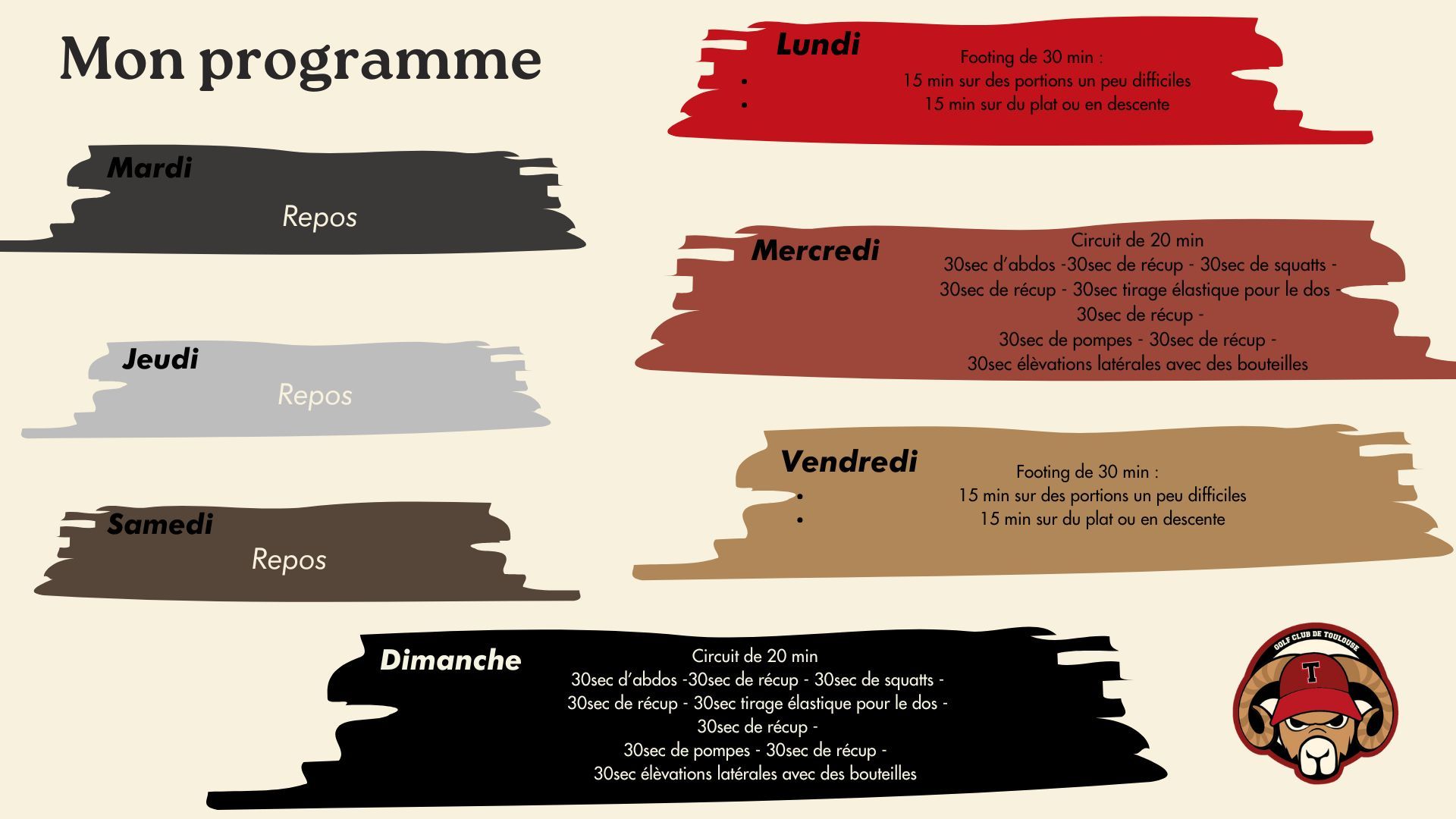 Golf Club de Toulouse - Actualités - Le programme physique pour nos ...
